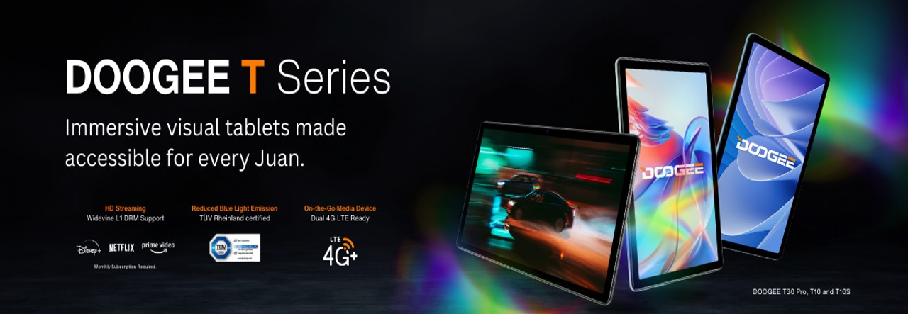DOOGEE Introduces its T Series Tablets to the Philippines | raincheckblog