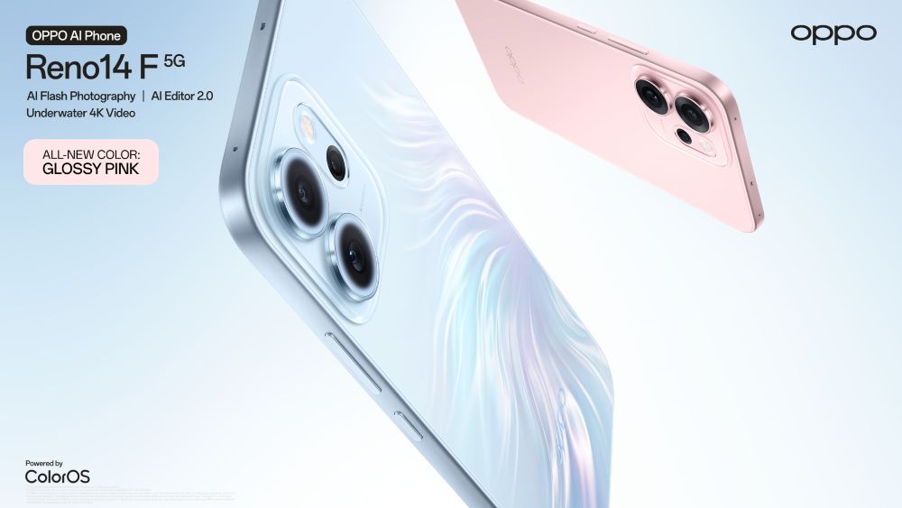 Pretty in Pink: The OPPO Reno14 F 5G now comes in elegant Glossy Pink ...