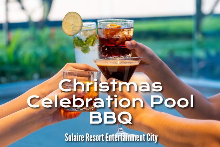 Solaire Resort Entertainment City Unveils a Christmas Celebration Pool ...