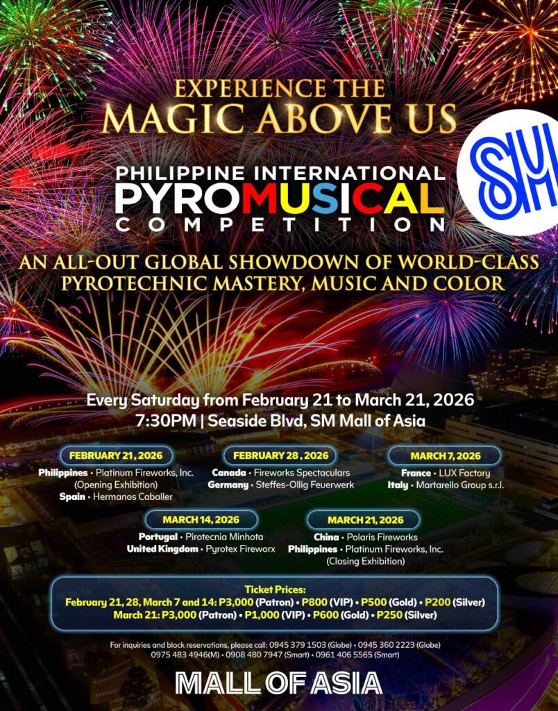 Philippine International Pyromusical Competition 2026: Bigger, Better ...